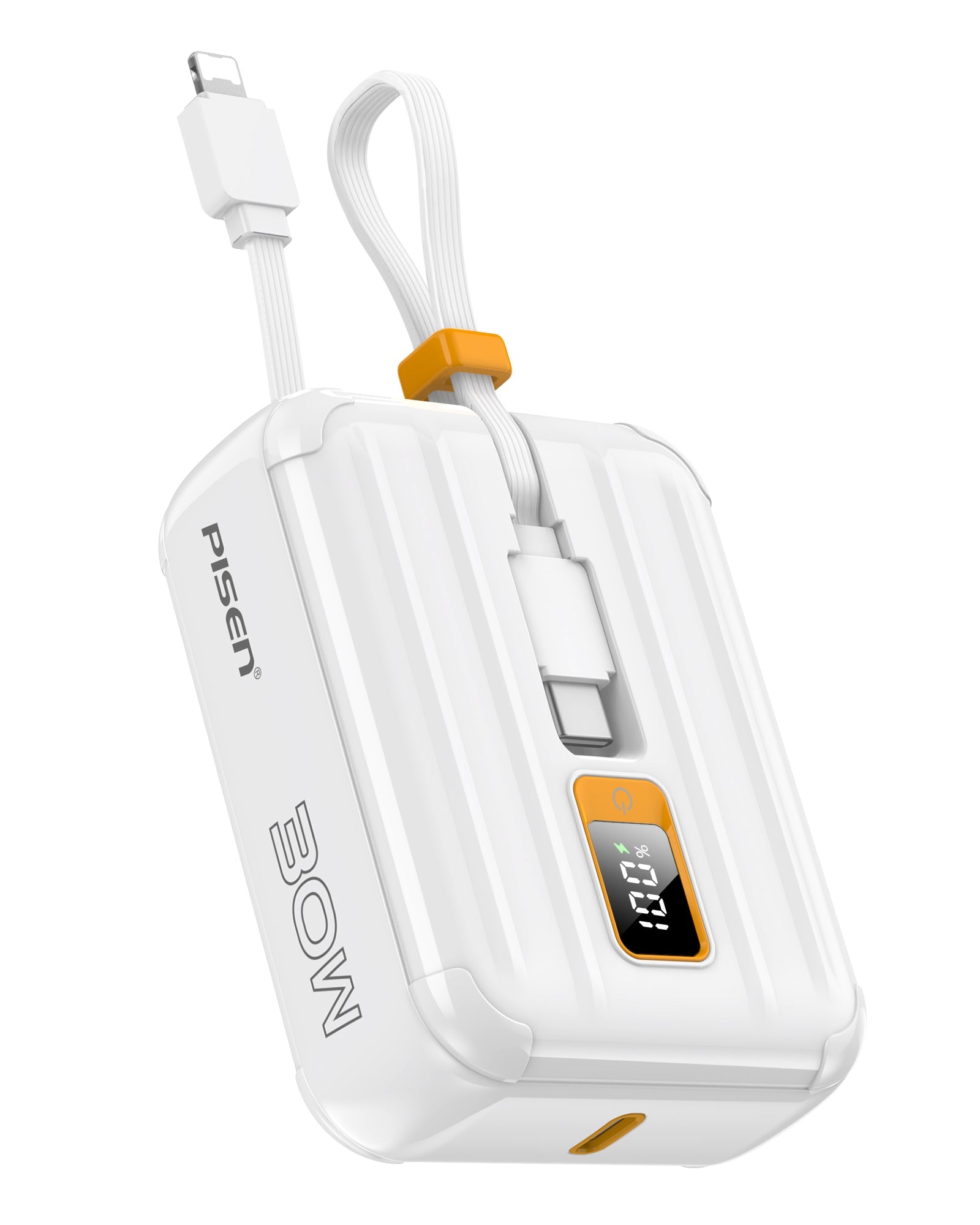PISEN Power Tiny 30W 10000mAh Power Bank with Dual Cable – Infinity ...